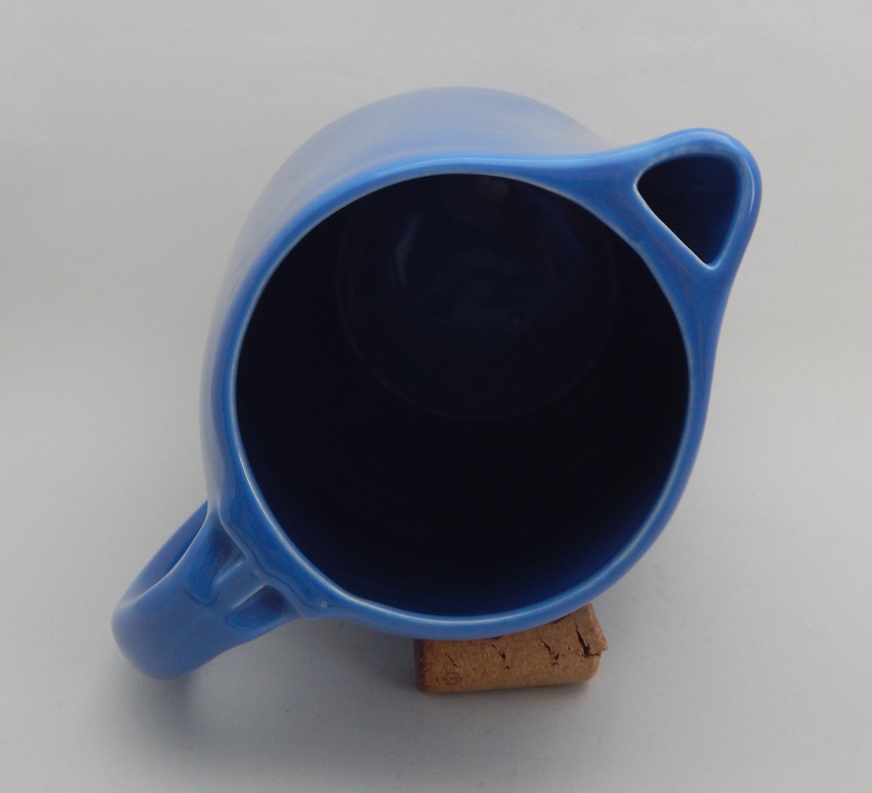 Blue Universal Potteries Pitcher With Lid - Etsy