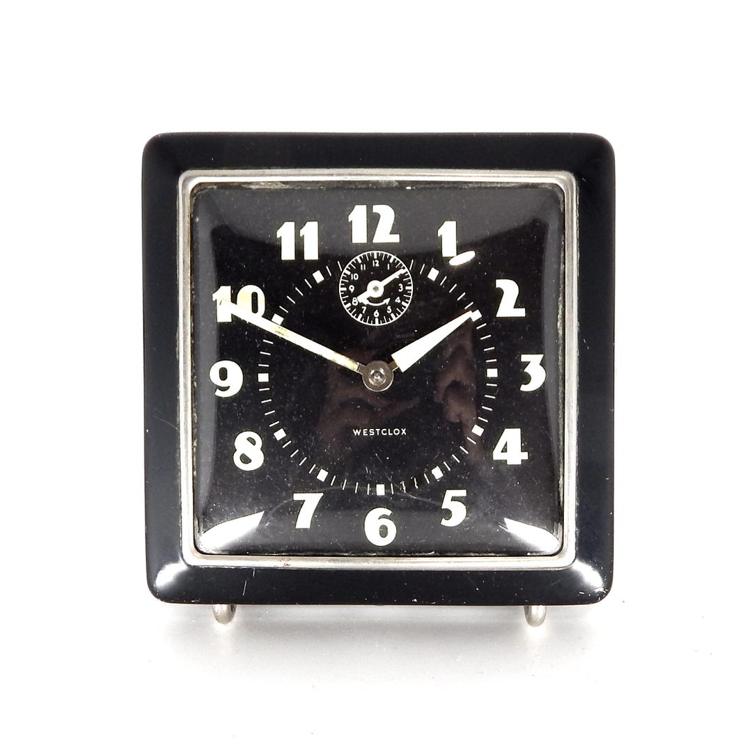 Vintage Metal Westclox Windup Desk Clock (as Is) - Etsy