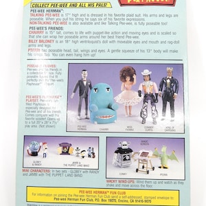 Vintage Set of 3 Pee-wee Playhouse Action Figures NIP - Etsy