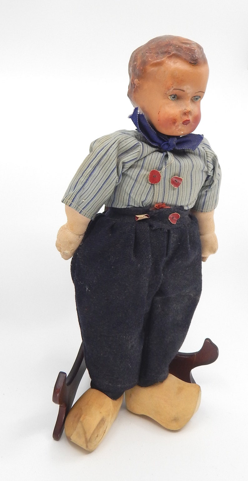 Vintage Dutch Boy Doll - Etsy