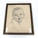 Vintage Framed Print of Gerber Baby Sketch - Etsy