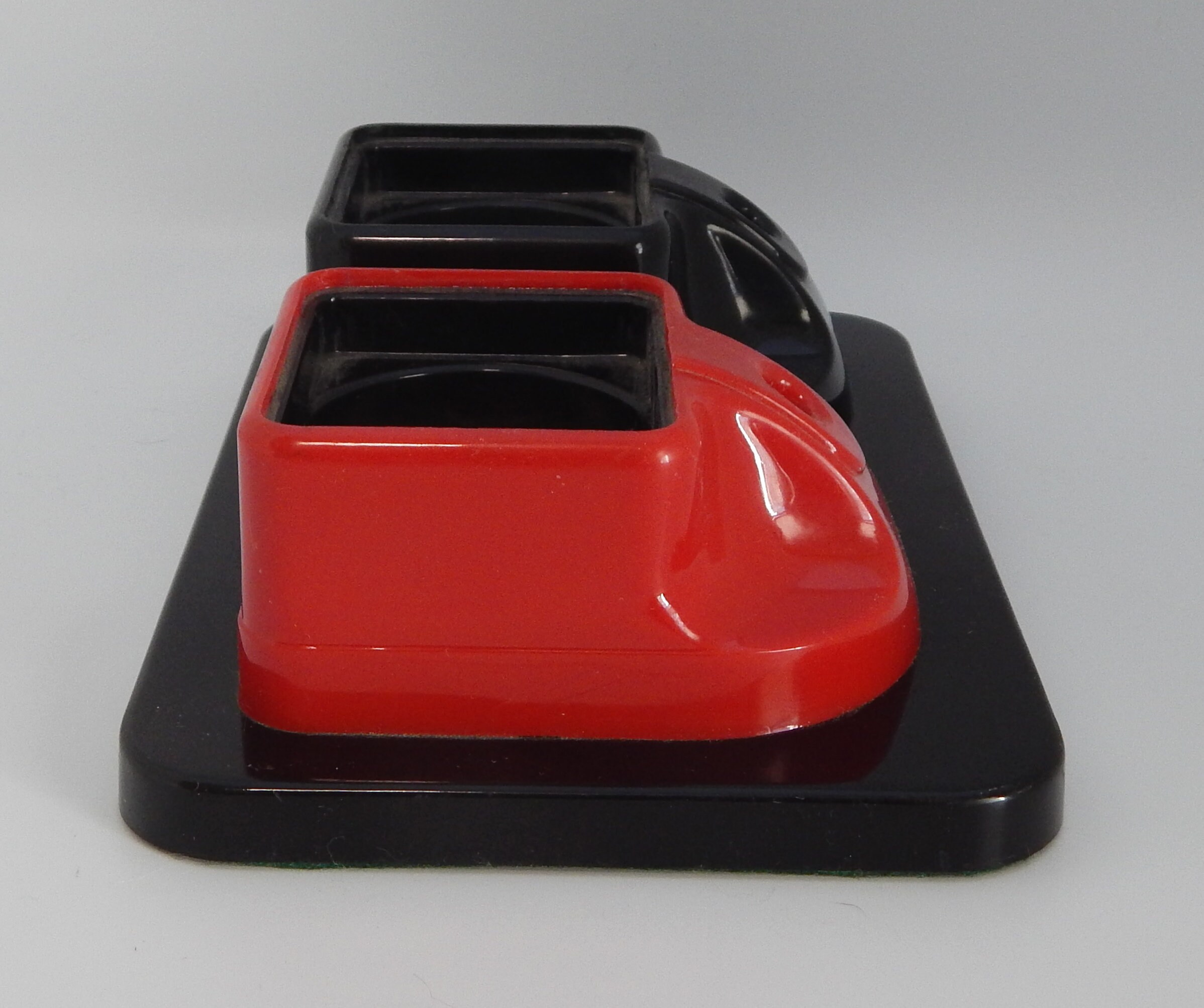 Red and Black Bakelite Inkwell and Pen Holder - Etsy