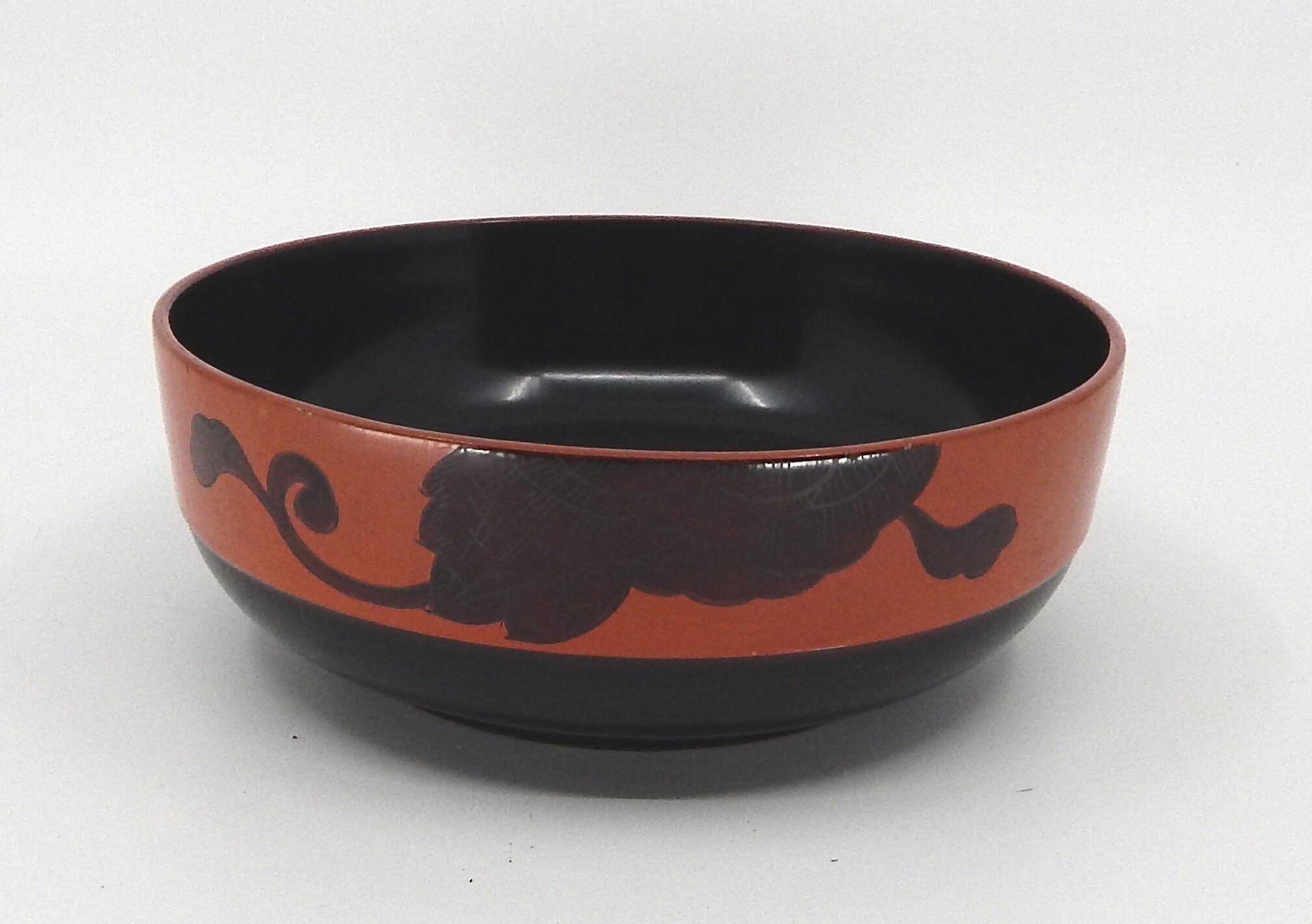 Vintage Lacquerware Bowl With Lid - Etsy
