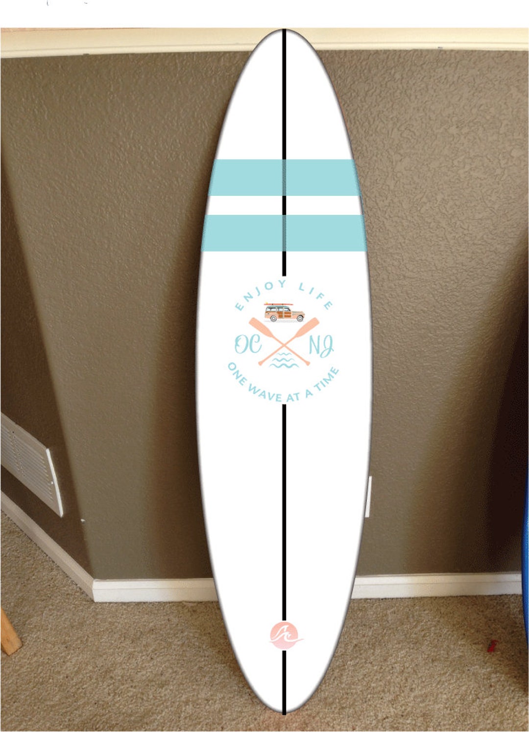 Surf Board Surfboard Decor Hawaiian Beach Surfing Beach Decor Pool ...