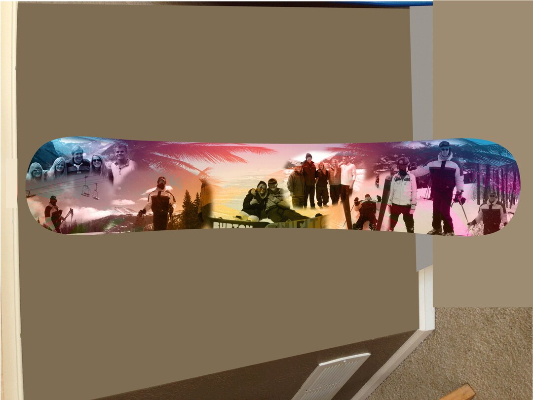 Snowboard Decor Snowboard Decor Mountain Skiing Decor - Etsy