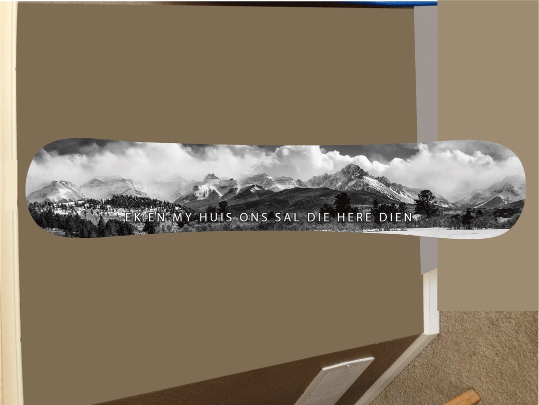 Snowboard Decor Snowboard Decor Mountain Skiing Decor - Etsy