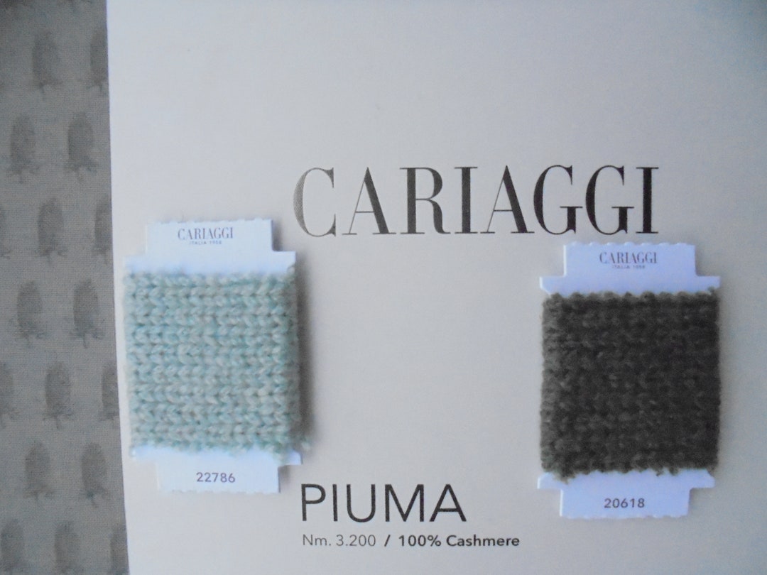 Cariaggi Piuma 100% Cashmere, Chainette Interlaced. Weight NM 3200 ...