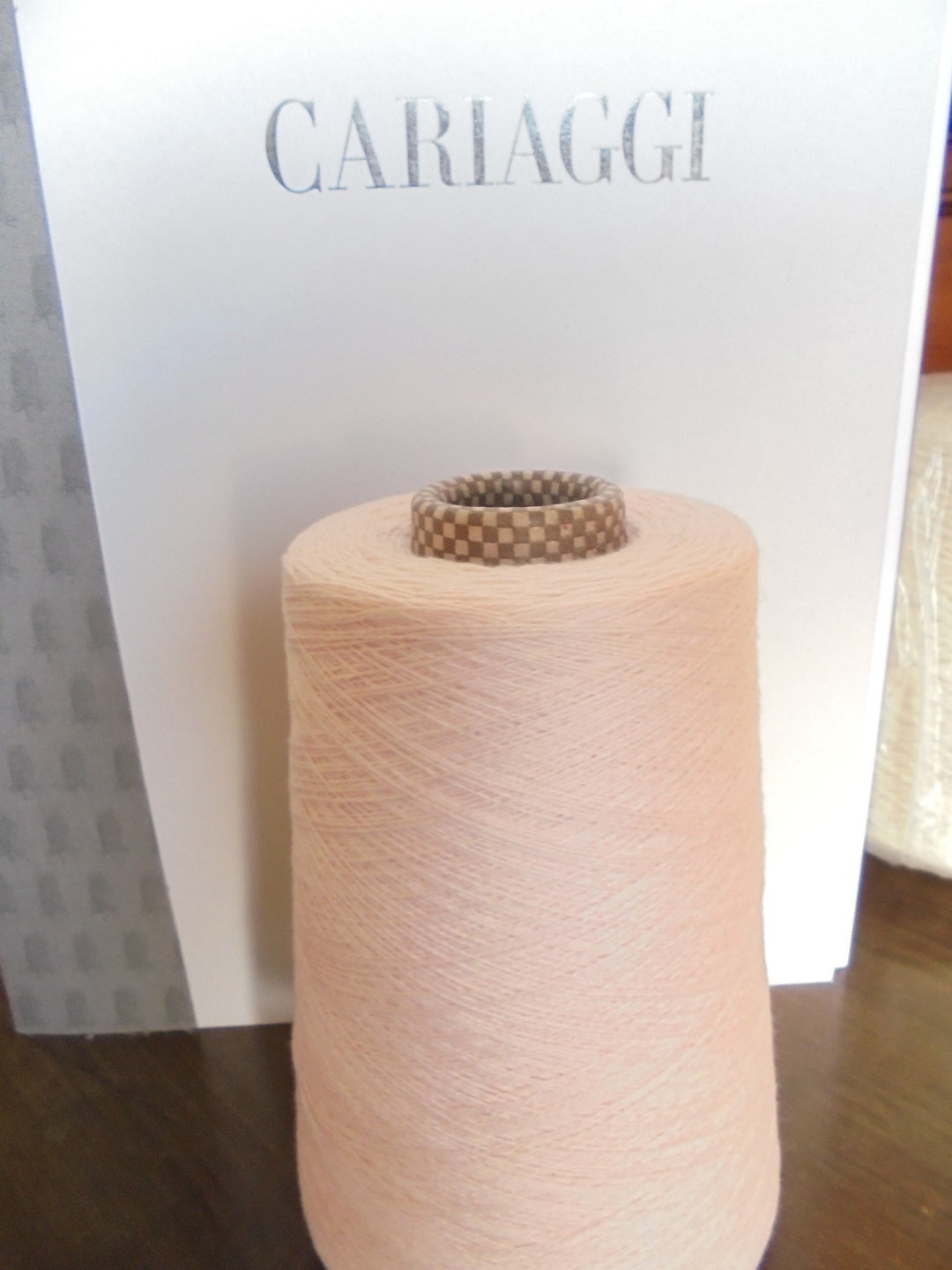 Cariaggi 100% Cashmere Yarn. Size 2/28. Color Cologne N 22076. Cone Gr ...