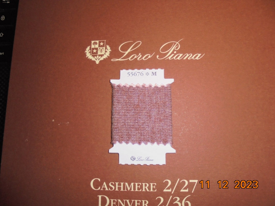 Loro Piana 100% Cashmere Yarn. Size 2/27 1.350 Meters per - Etsy