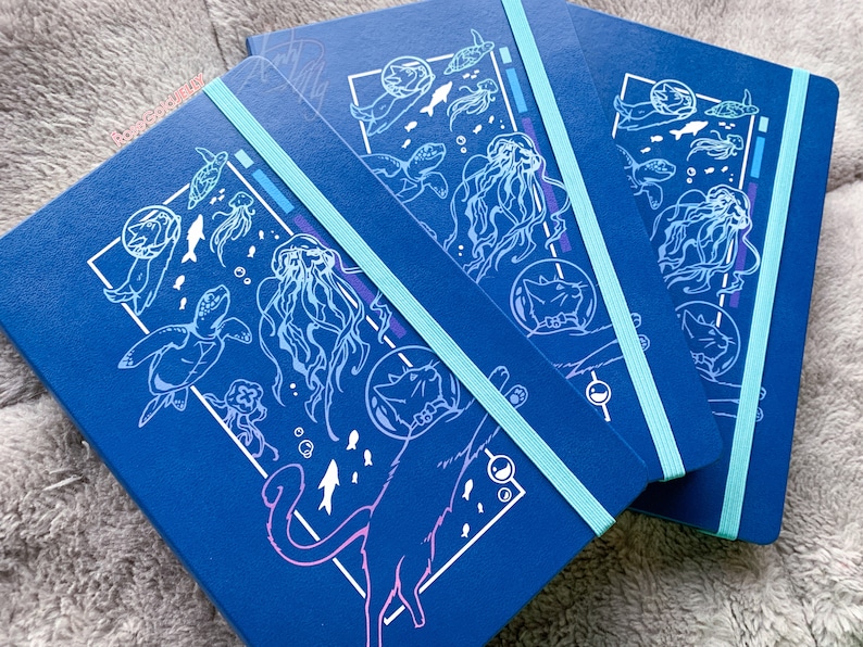 Ocean Adventure A5 Dotted Notebook - Etsy