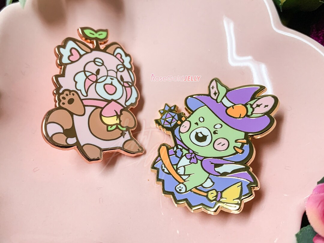 Mako and Gizmo Original Characters Enamel Pins (1.5 Inches) - Etsy
