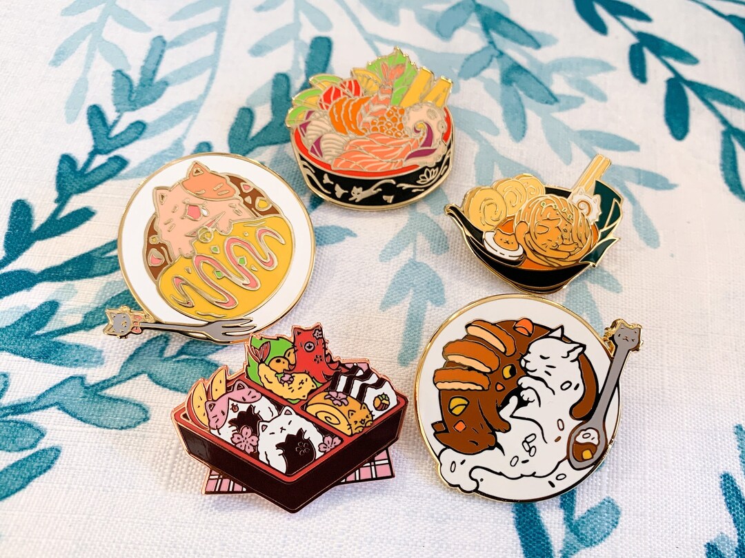 Japanese Food: Catsu Curry Omurice Cat Ramen Cat Sushi Cat - Etsy