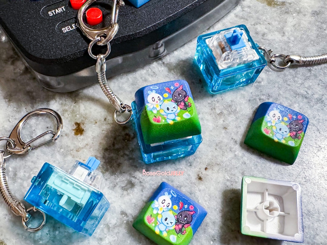 Chao Garden, Neutral Chao, Dark Chao, Hero Chao Light up Clicky Keycap ...