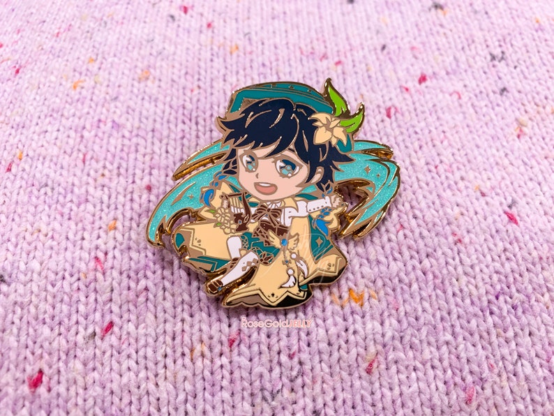 Venti, Mona, Keqing, Ganyu, Hu Tao Enamel Pins (1.75 Inches) - Etsy