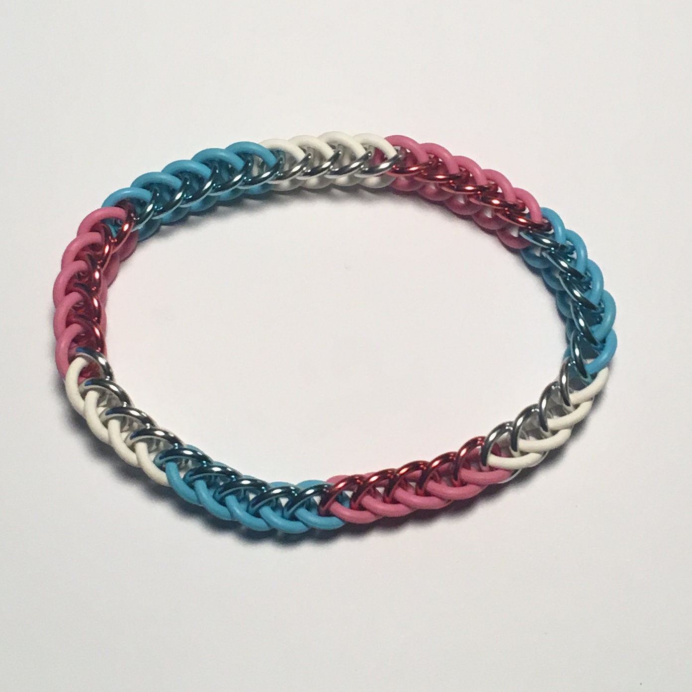 Trans Pride Pulsera de malla elástica - Etsy España