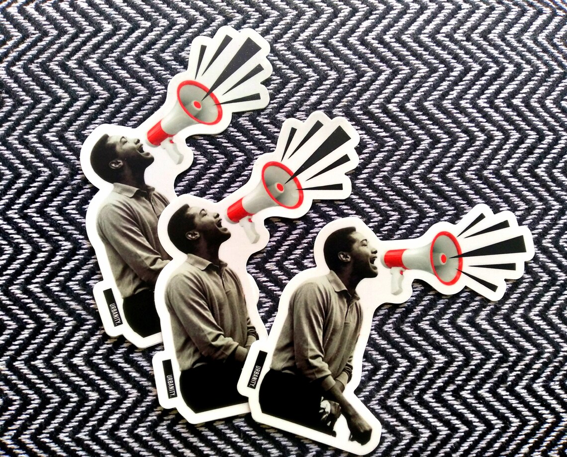 DIECUT STICKER Sam Cooke 'CHANGE' Vinyl Protest Slap Sticker Decal - Etsy