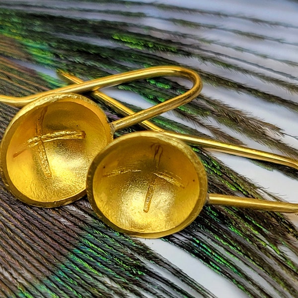 Gold Earrings - Etsy