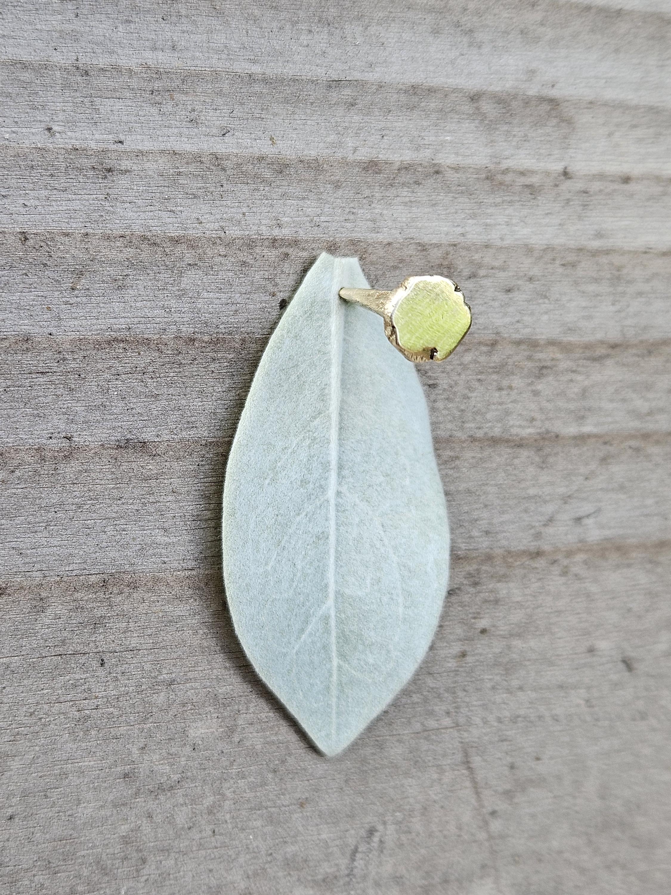 Gold Tack - Gold Gift - Solid Gold Nail - Recycled Gold - Gold Art - Etsy