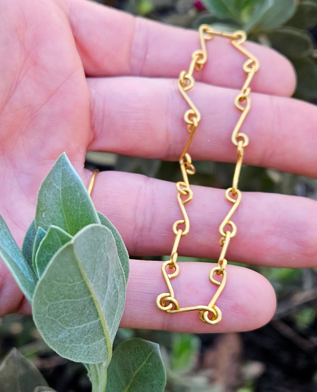 23k Gold Bracelet - 23k Bracelet - 23K Chain - Recycled Gold Chain ...