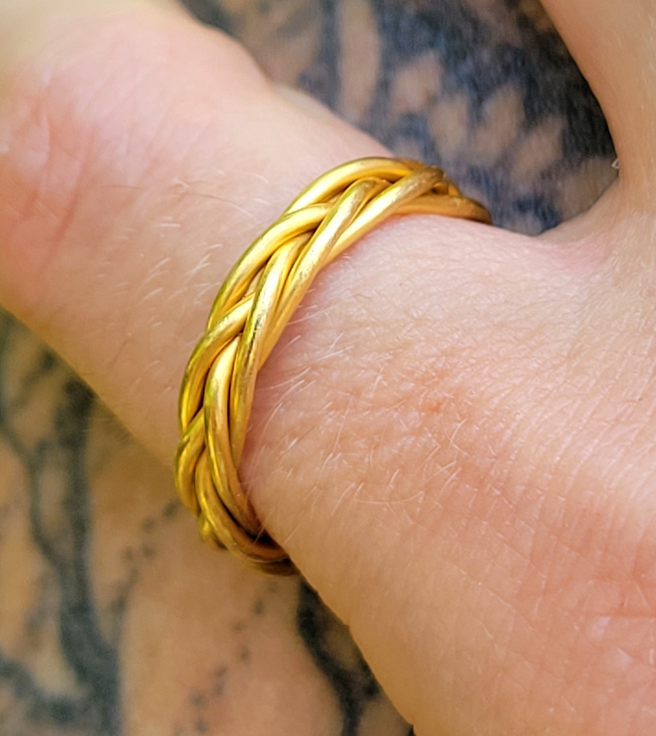 3 Strand Braided Engagement Ring