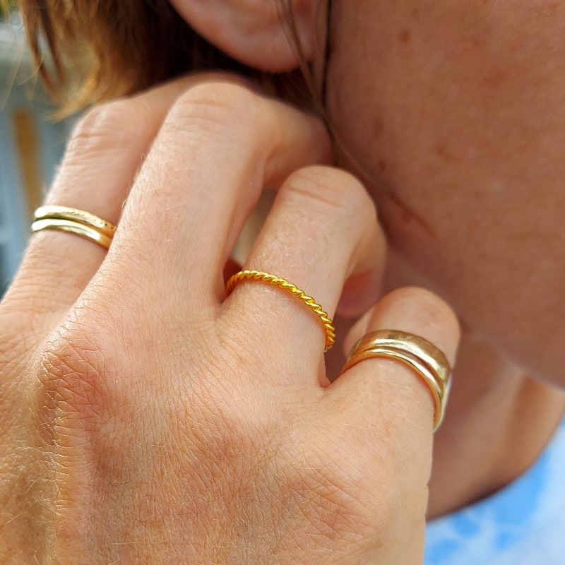 24k Gold Ring - Etsy