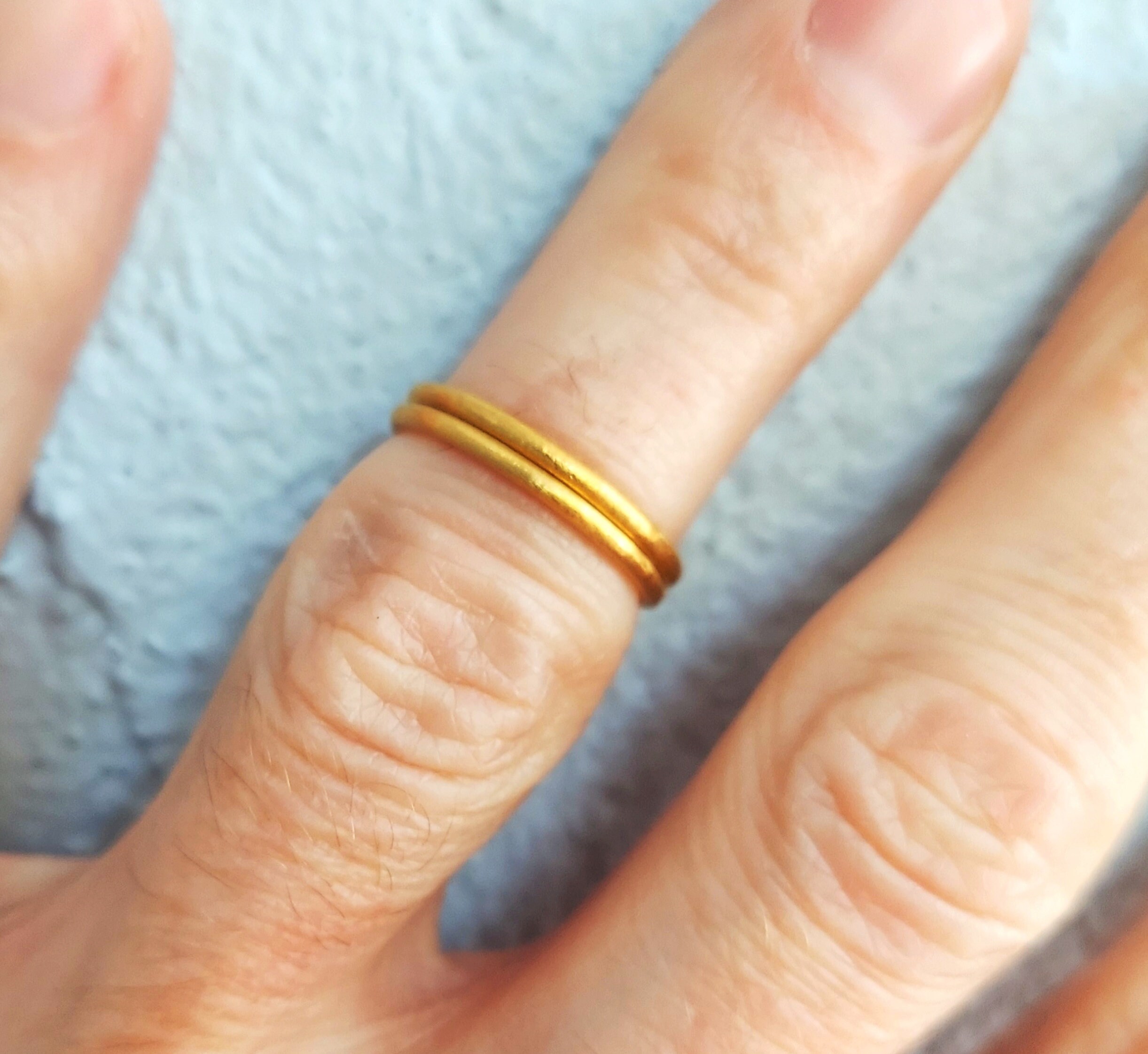 24k Gold Band 24k 1.5MM Band 24K Ring Recycled Gold Ring | Etsy