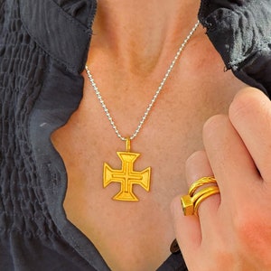 24k Gold Cross - 24k Gold Pendant - 24K Gold - Gold Cross - 24k Gold ...