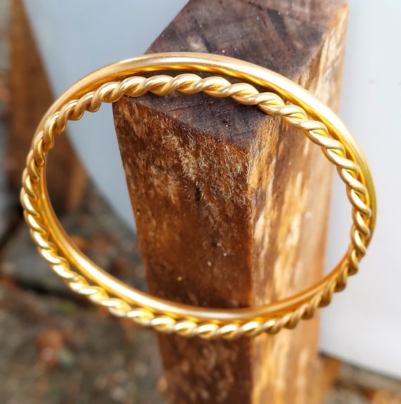 22k Gold Bangle - 22k Gold Bracelet - Gold Bangle - Recycled 22k Gold Bangle - 22k Gold Bracelet - Gold Bangle - Recycled