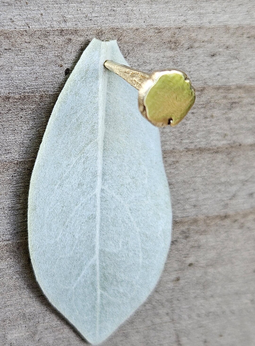 Gold Tack - Gold Gift - Solid Gold Nail - Recycled Gold - Gold Art - Etsy