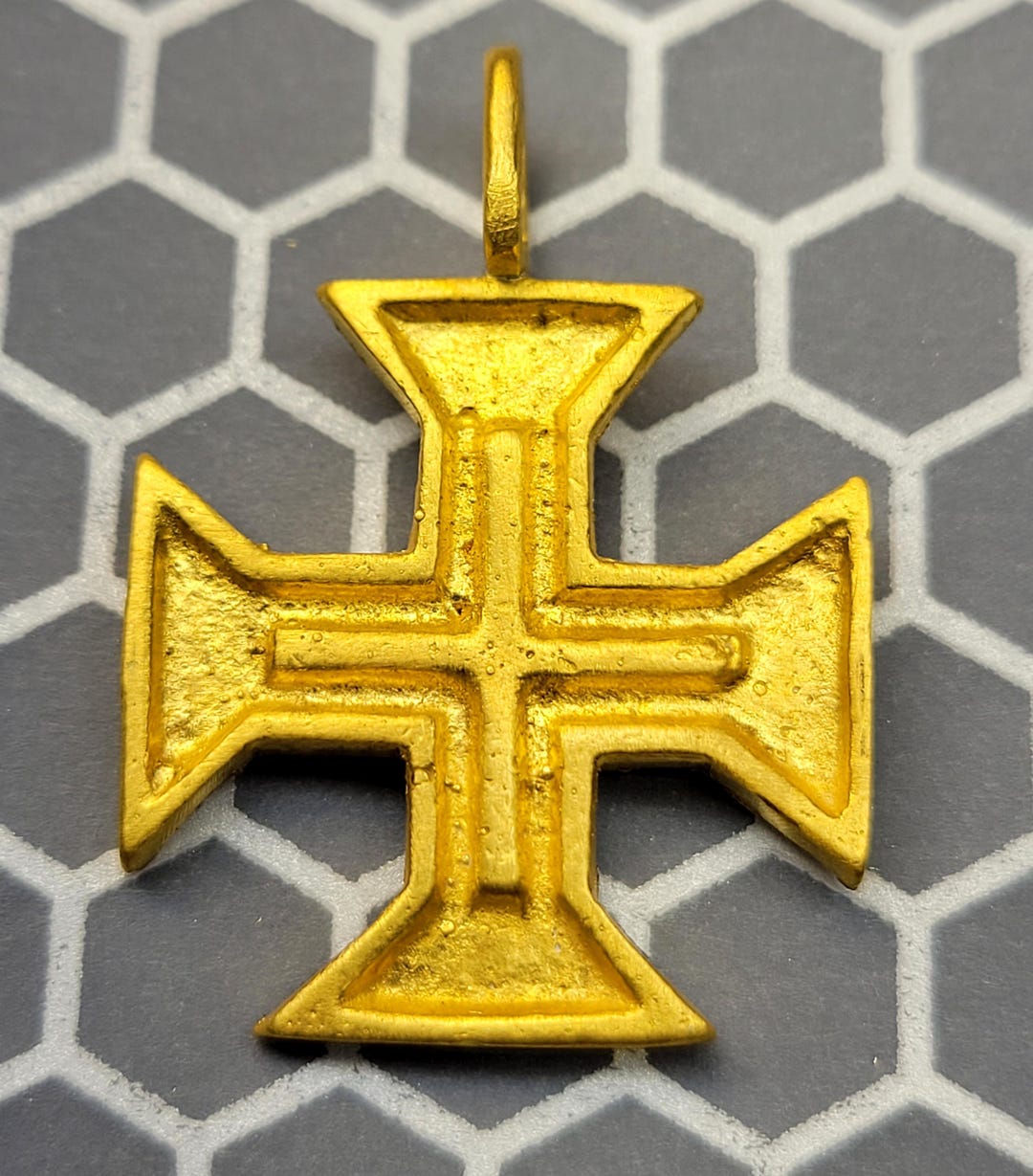 24k Gold Cross - 24k Gold Pendant - Recycled Gold Jewelry - Solid Gold ...