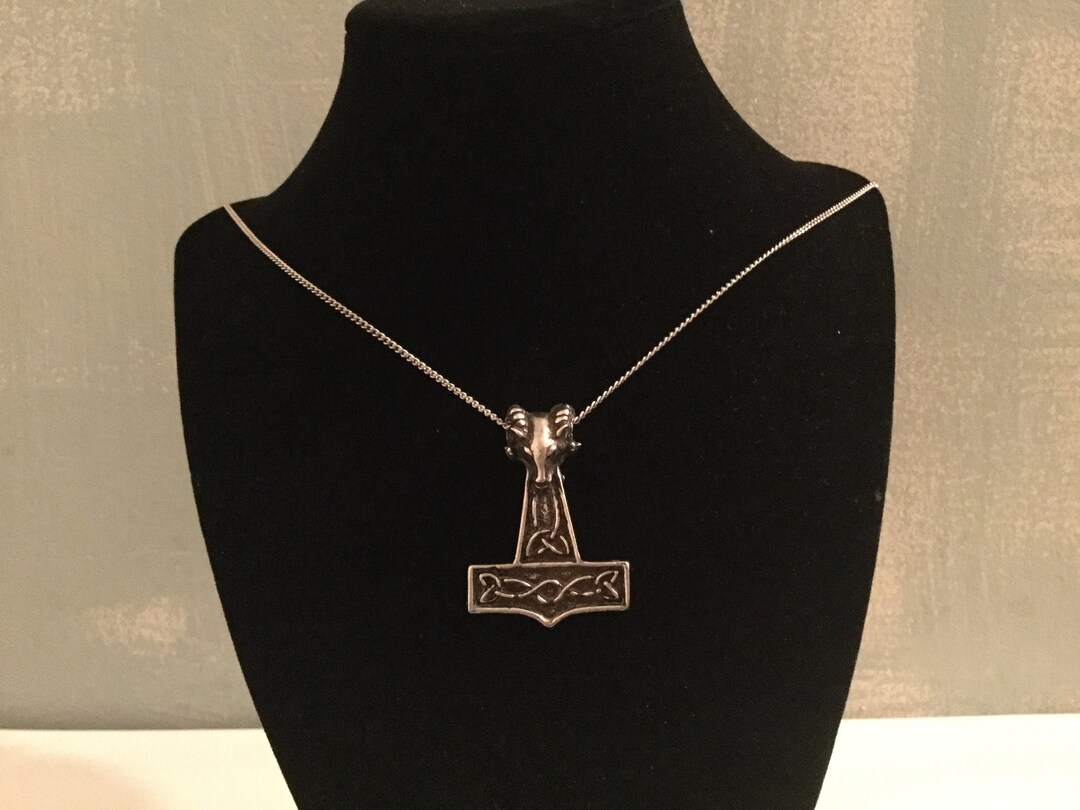 Mjolnir Celtic Jewelry Pendant Necklace Charm Pewter Retail Wholesale ...