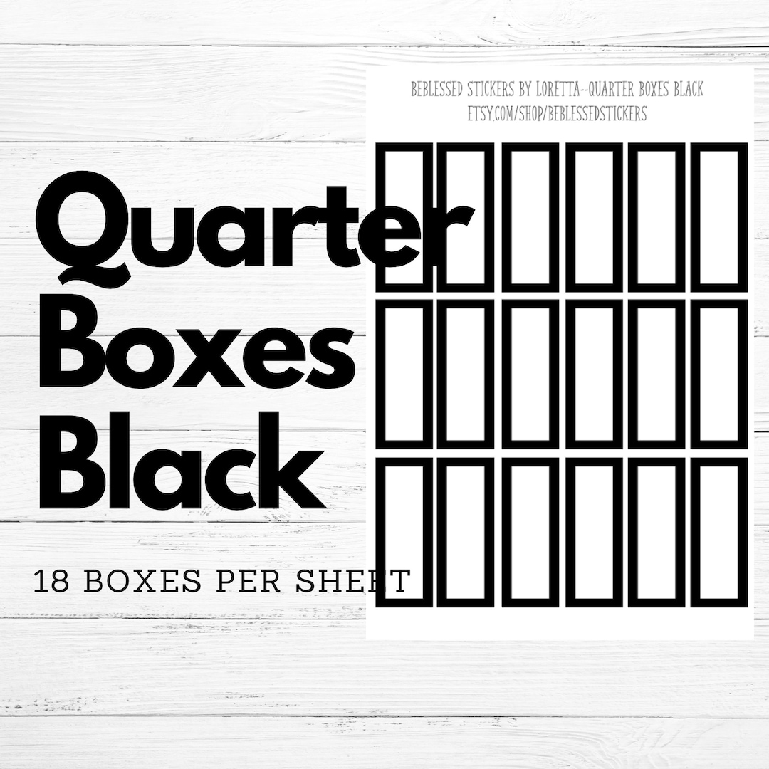 Quarter Box, Black, Functional, Colorful Boxes, Funtion, Tasklist ...