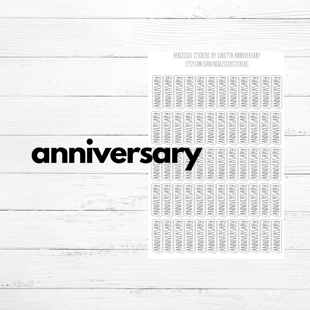 Wedding Anniversary Stickers Love Stickers Romantic Stickers Couple ...