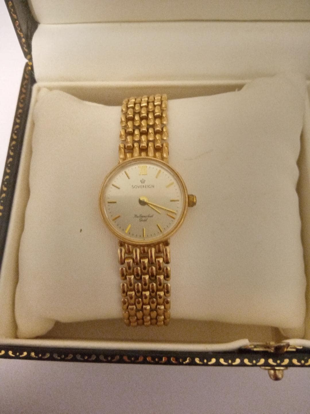 Ladies Sovereign Watch With a 9ct Yellow Gold Case and Bracelet. - Etsy