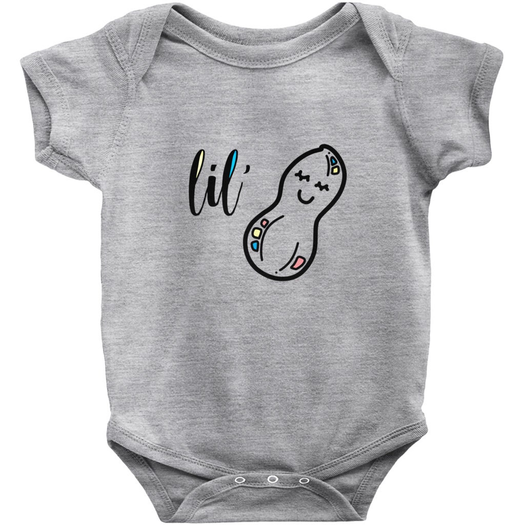 Cute Baby Onsie Little Peanut - Etsy