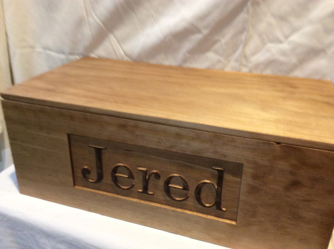 Carved Treasure Box Custom Toy Box Personalized Name | Etsy