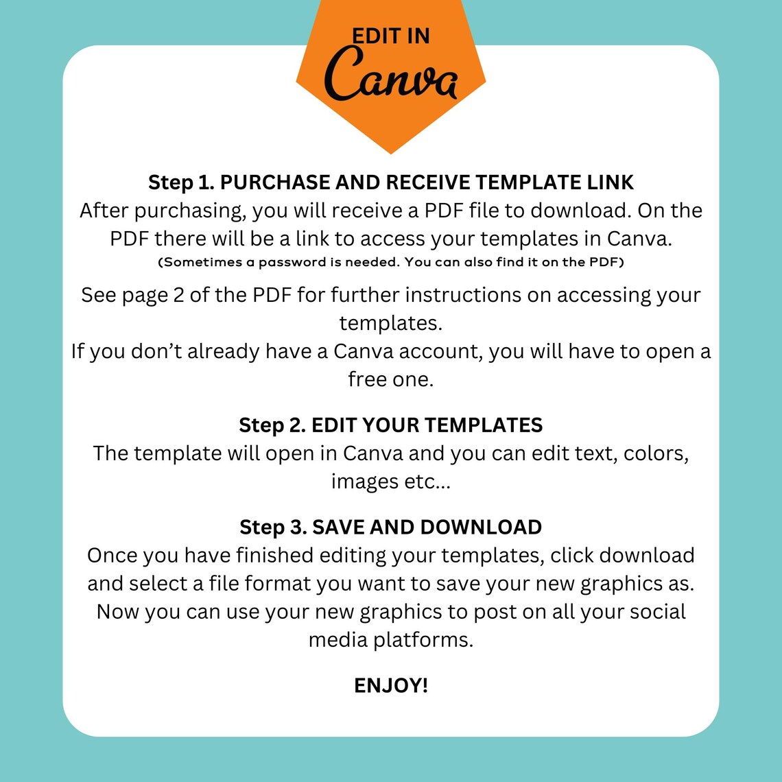 Non-profit Canva Templates: Social Media Posts for Charities (editable ...