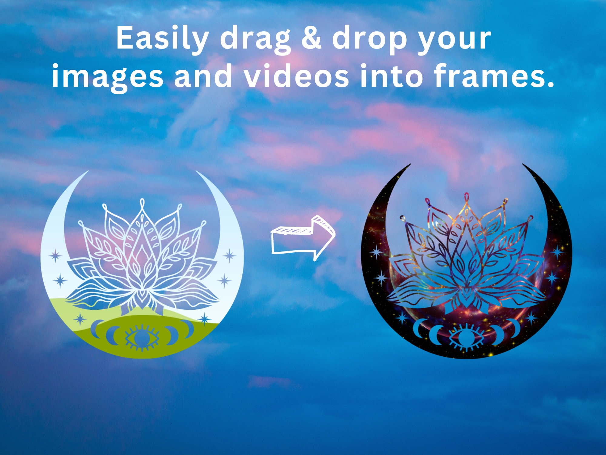 MYSTICAL CANVA Frames, Spiritual, Occult, Mysticism, Supernatural ...