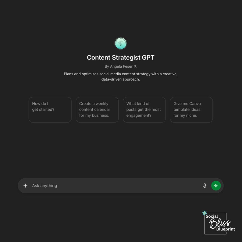 Content Strategist GPT | AI Content Ideas, Strategy, Planning | Coaches ...