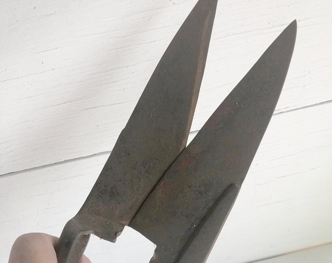 Antique Sheep Wool Shearing Tool Hand Forged Rustic Metal Steel Farming ...