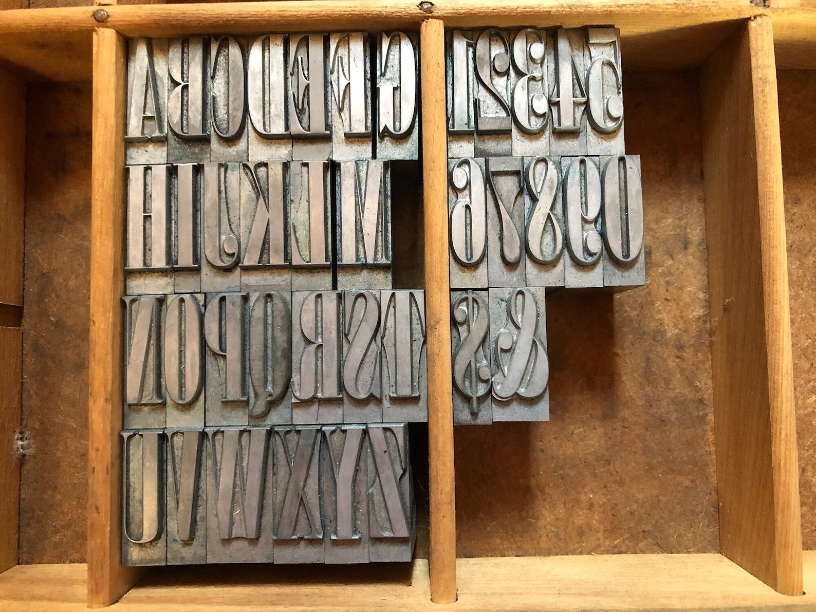 Vintage Metal LETTERPRESS Type 72 PT Serif Font Blocks Are 1 Inch Tall ...