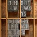 Vintage Metal LETTERPRESS Type 72 PT Serif Font Blocks Are 1 Inch Tall ...