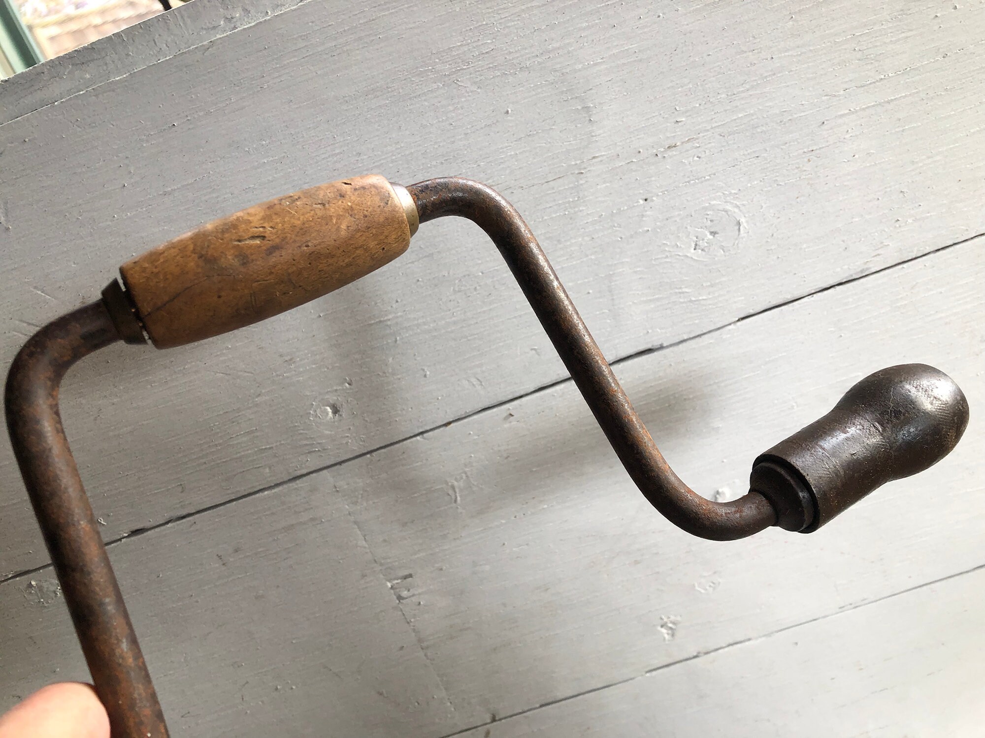 Vintage Hand Crank Drill: 1940s Woodworking Tool, Man Cave Decor - Etsy