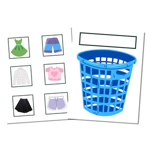 Sorting Laundry: Lights Vs. Darks or Tops Vs. Bottoms *INSTANT DIGITAL ...