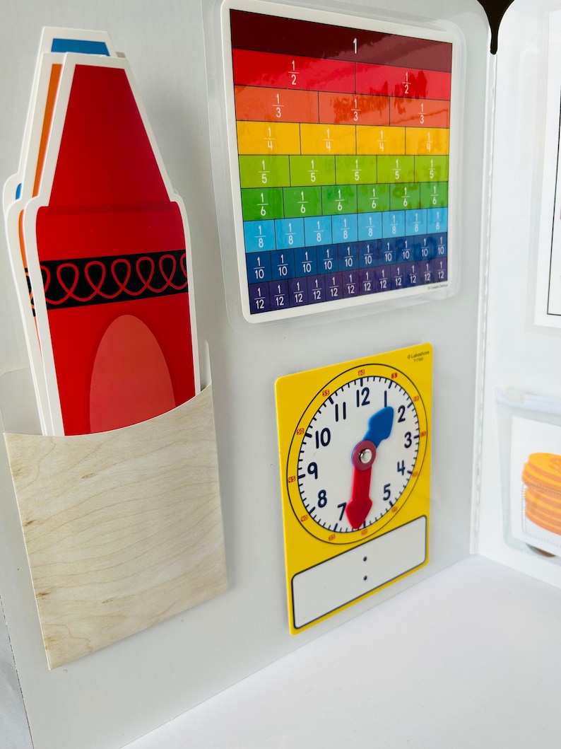 Early Education Learning Board: Interactive Mini Tri-fold - Covers ...