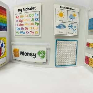 Early Education Learning Board: Interactive Mini Tri-fold - Covers ...