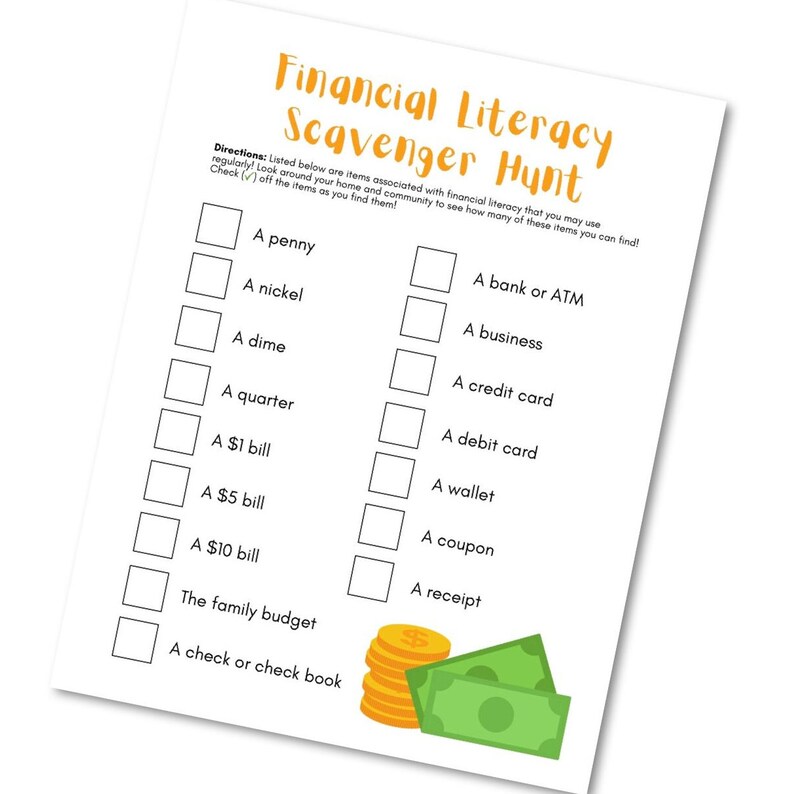 Financial Literacy / Early Education Activity Box DIGITAL - Etsy
