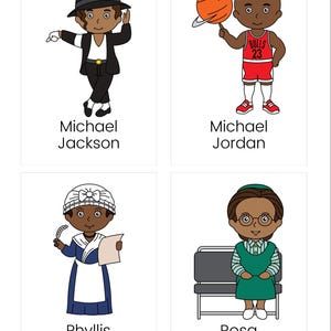 26 Important Figures in Black History - Printable Flashcards With ...