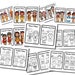 Native American Tribe Flashcards W/ Optional Matching Game includes 10 ...
