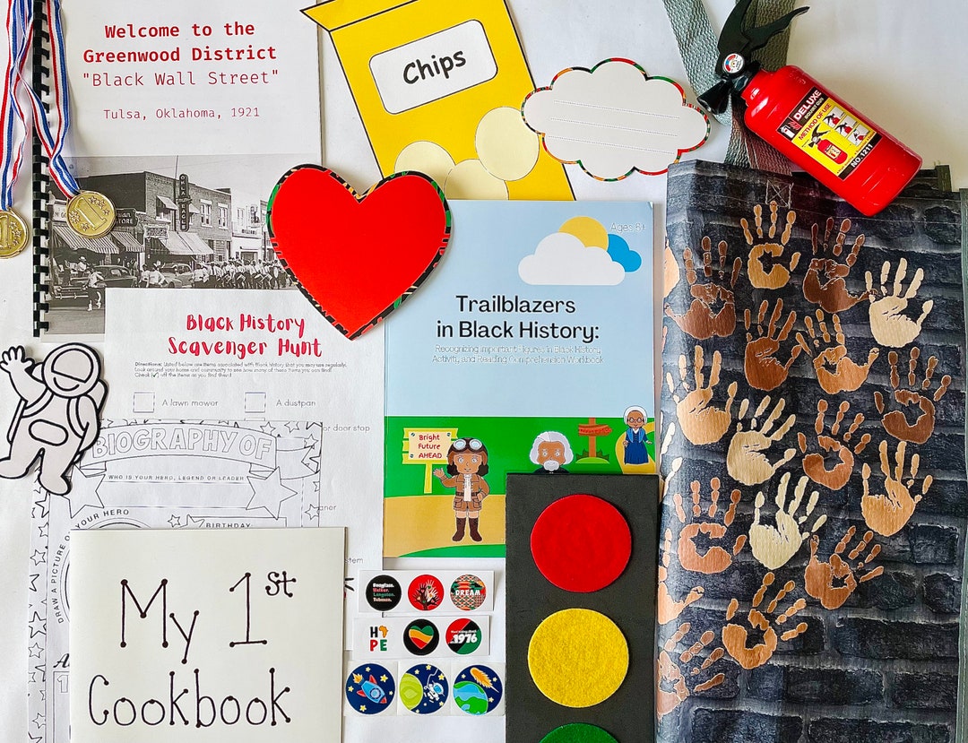 Historia Negra / Cuadro de Actividades de Educación Temprana Destacando ...